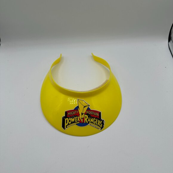 Vintage | Other | Power Rangers Yellow Sun Visor Original 994 Vintage ...